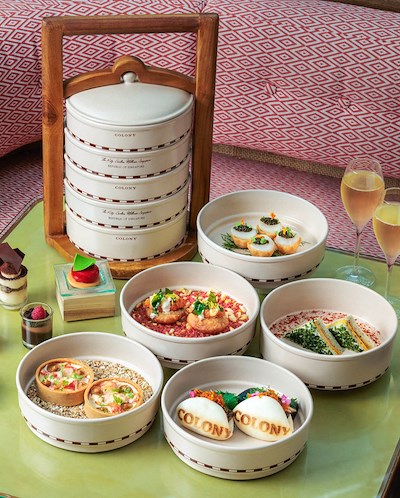 Buffet Menu, Sunday Champagne Brunch, Afternoon Tea | Colony